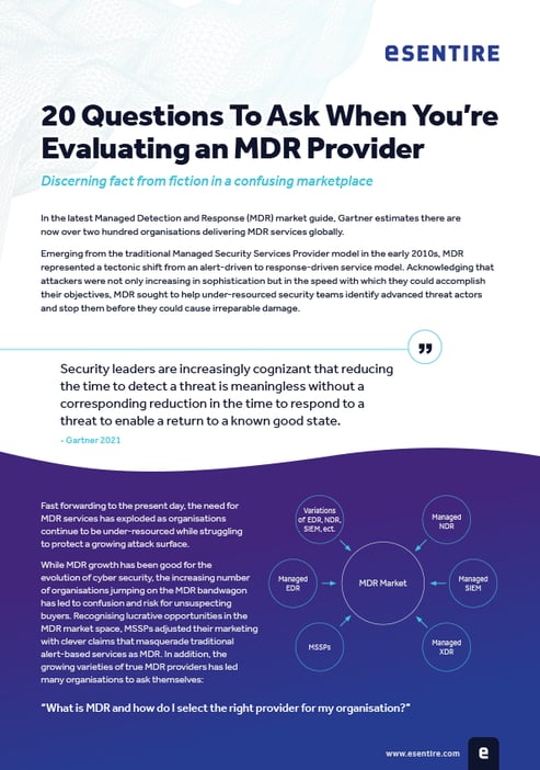 eSentire Tech Data Partner Hub
